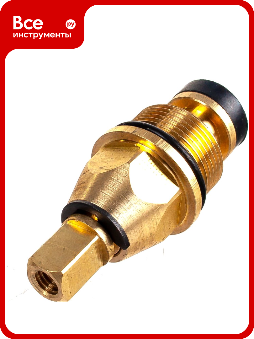 Кран букса Melodia della vita рез. отеч. короткая М18, квадрат 7мм 34141, резиновая