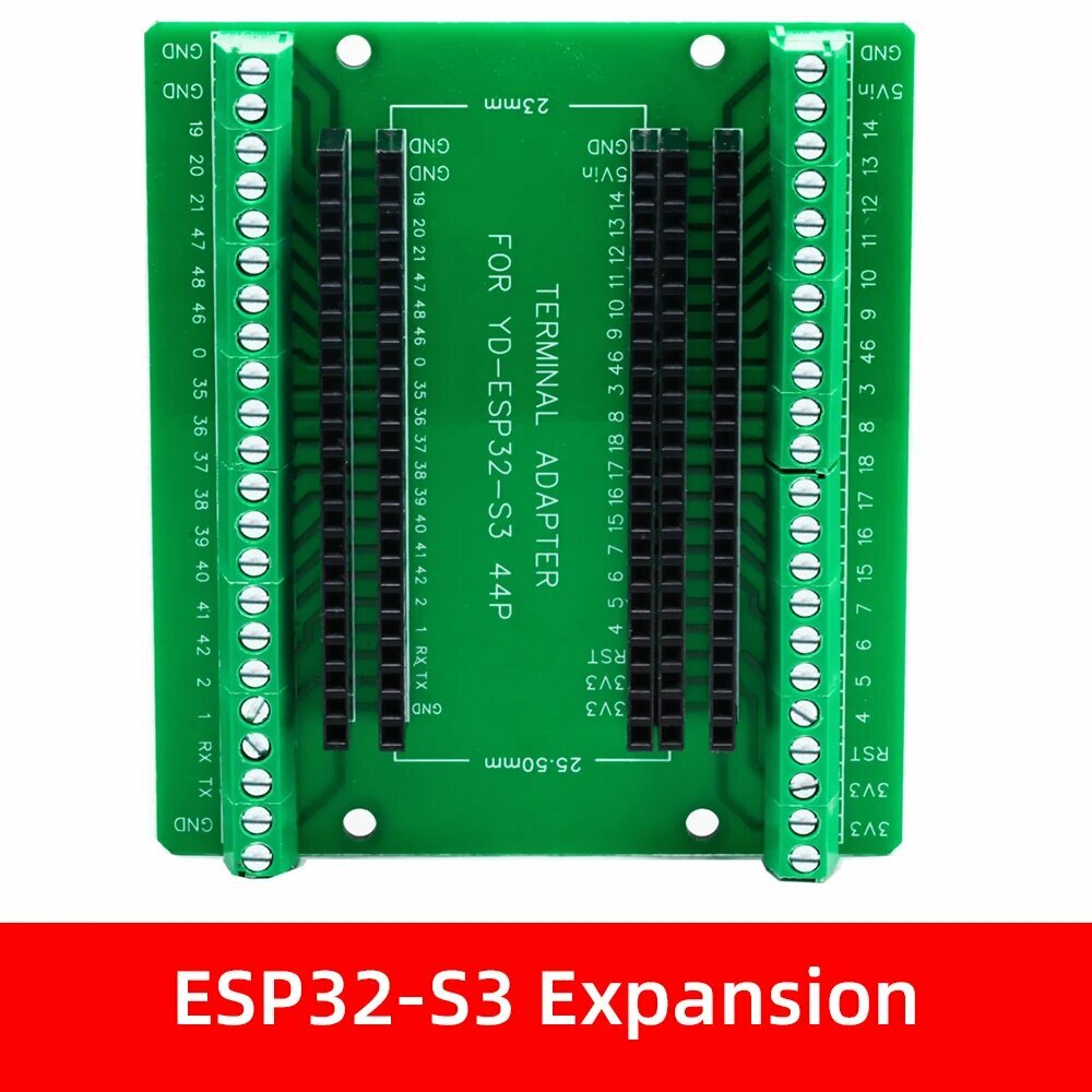 Макетная плата ESP32 S3 с комплектом адаптера расширения IPEX 2,4G Wi-Fi BT Модуль MCU ESP32-S3WROOM1 N16R8 44Pin Type-C ESP32-S3