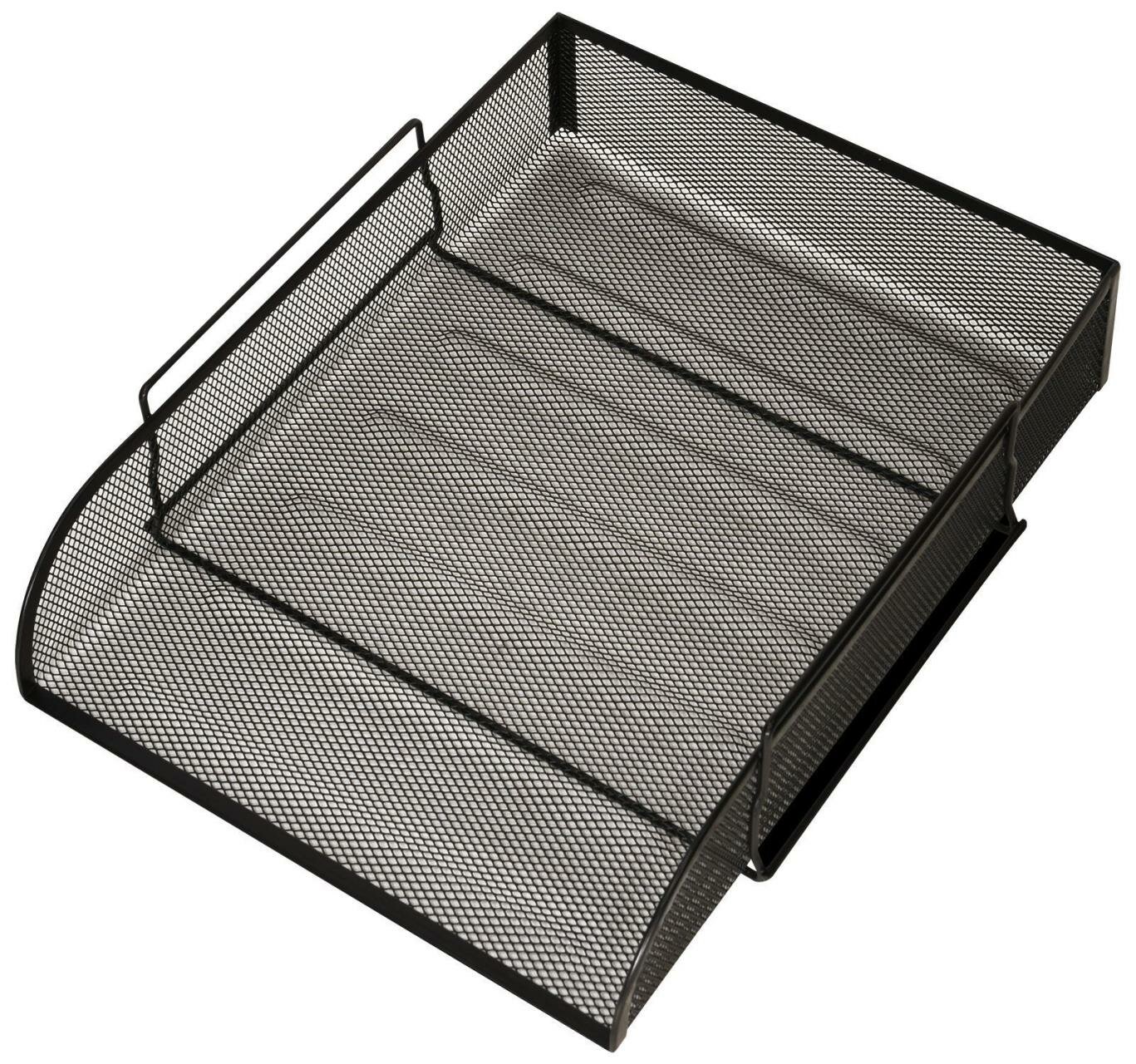 Лоток горизонтальны для бумаг INFORMAT черны металл