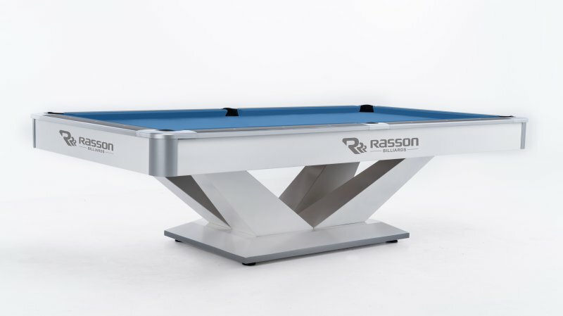 RASSON Бильярдный стол для пула Victory II Plus 9ф белый