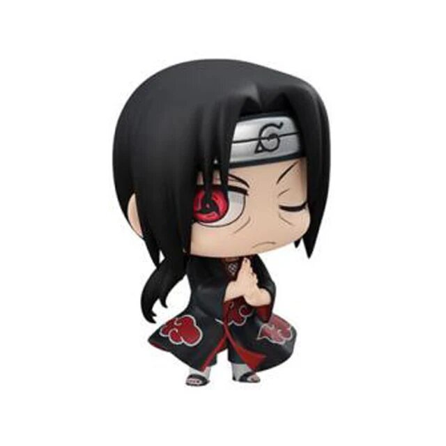 Фигурка Наруто Саске Учиха Bandai Черный, Skunk-7cm