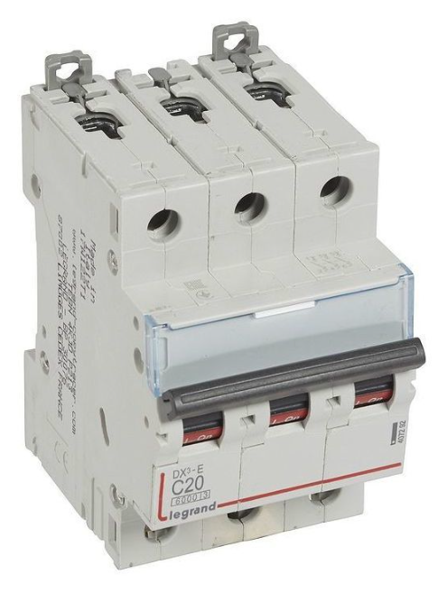 407292 Авт. выключатель DX3-E C20 3П 6000/6kA