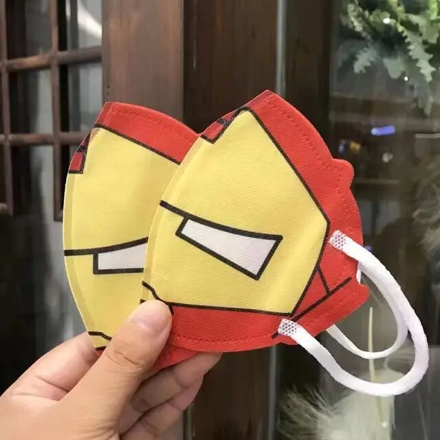 Детские маски косплей MINISO Человек-Паук, Железный Человек, Капитан 30 шт