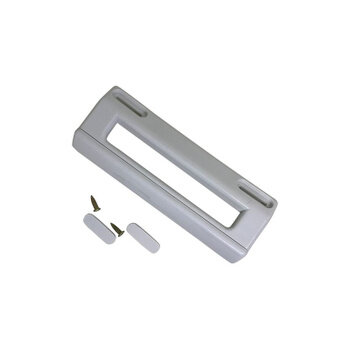 Ручка двери холодильника, универсальная, серебристая