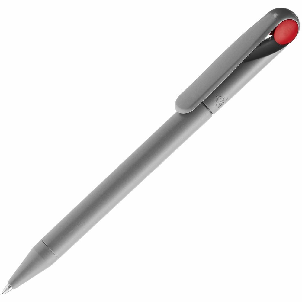 2 шт. Ручка шариковая Prodir DS1 TMM Dot, серая с красным, Prodir
