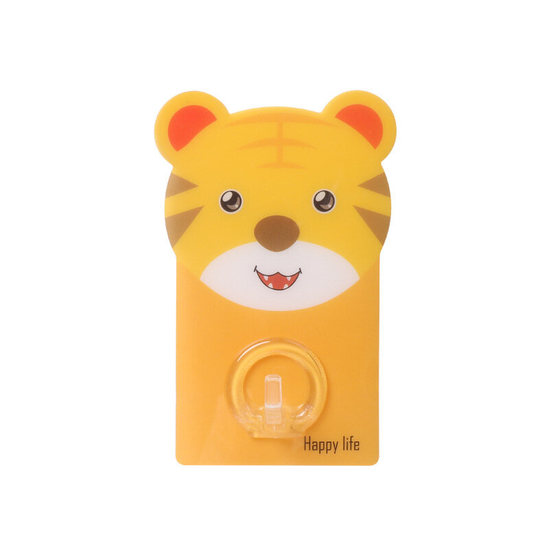 Желтый тигр Картинная держатель для колец с надежным клеем, без сверления, для стен