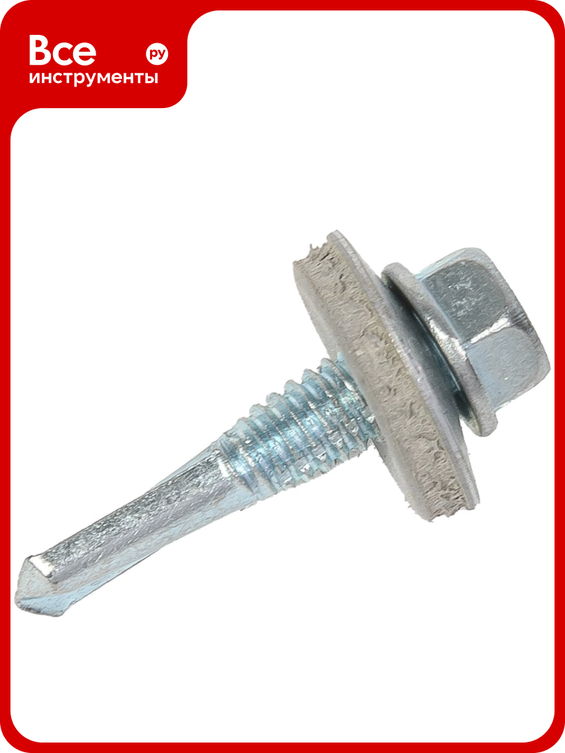 Кровельный саморез Daxmer 5,5х25 цинк сверло №4, 250 шт 00000305631, 5×25