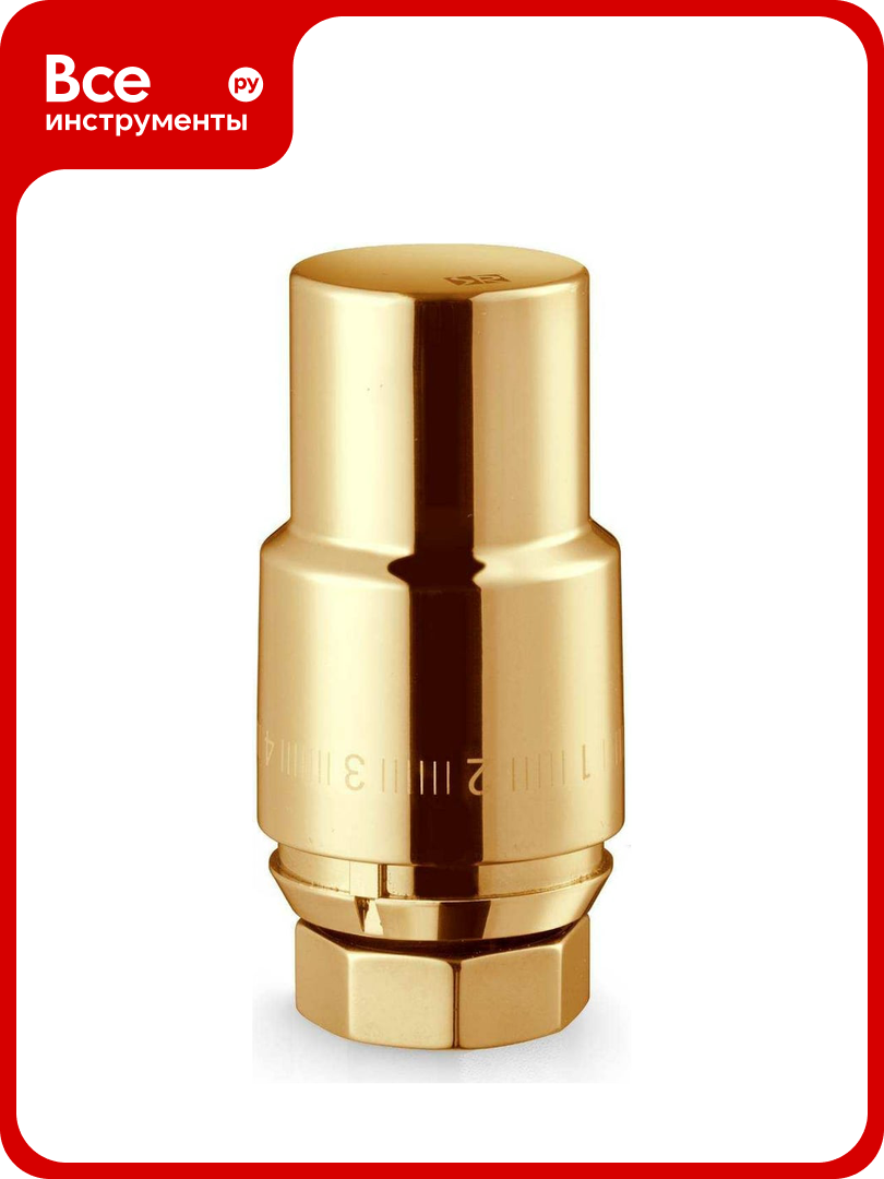 Жидкостная термоголовка ROYAL THERMO Design М30x1.5, золото НС-1446823