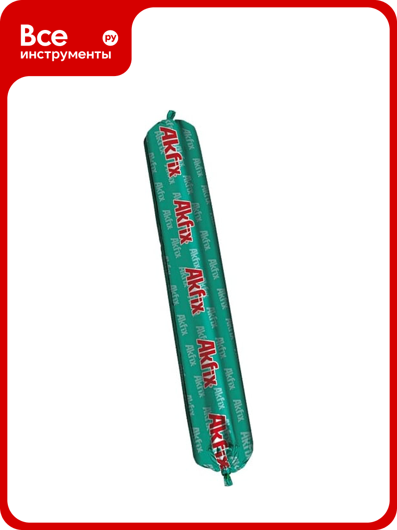 Полиуретановый герметик Akfix 637FC быстросохнущий, белый, 600 мл AA652, 600 мл