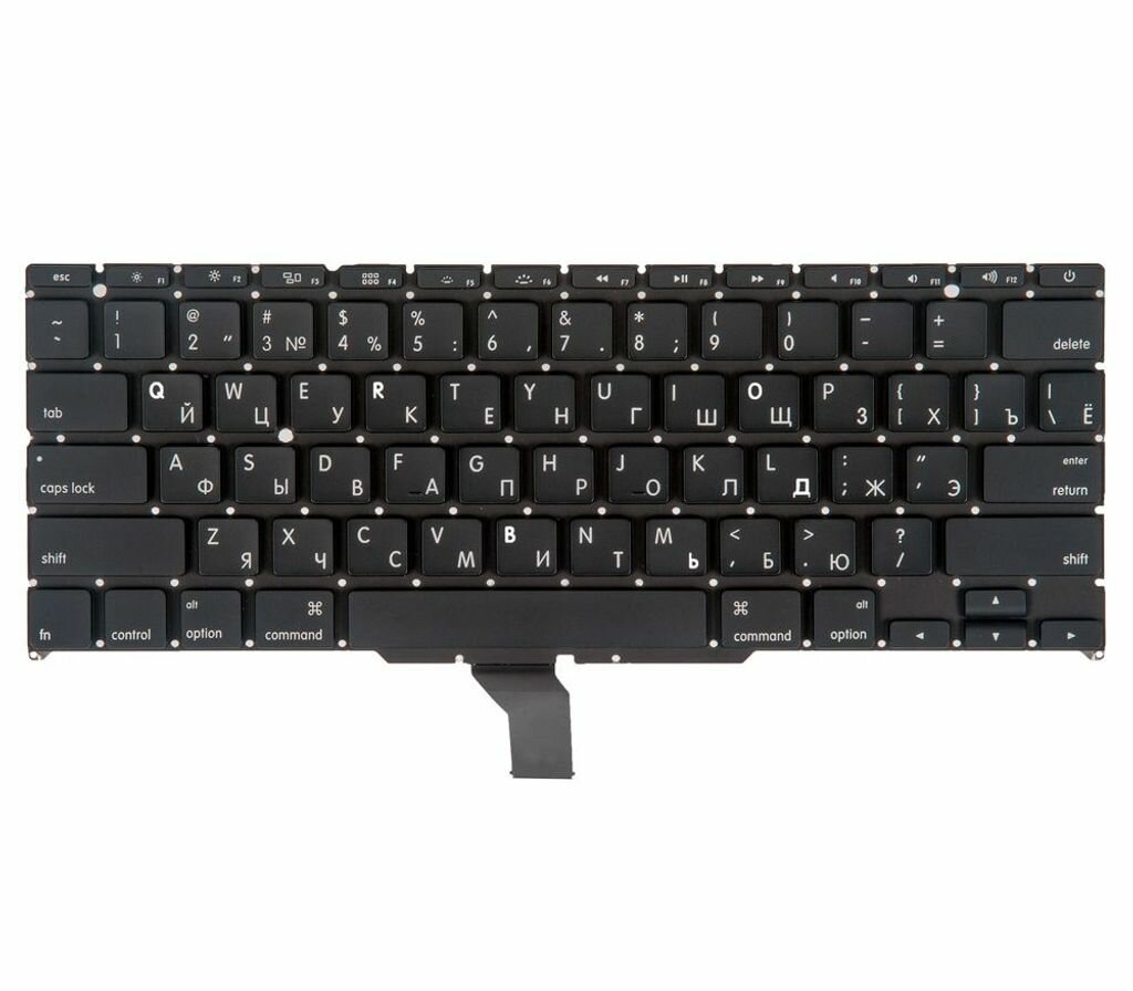 Клавиатура для MacBook Air 11 A1370 A1465 Mid 2011 - Mid 2017 прямой Enter RUS РСТ / OEM