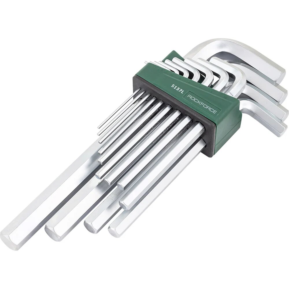 Rockforce Набор ключей Г-образные 6-гранные длинные RF-5137L(25573)