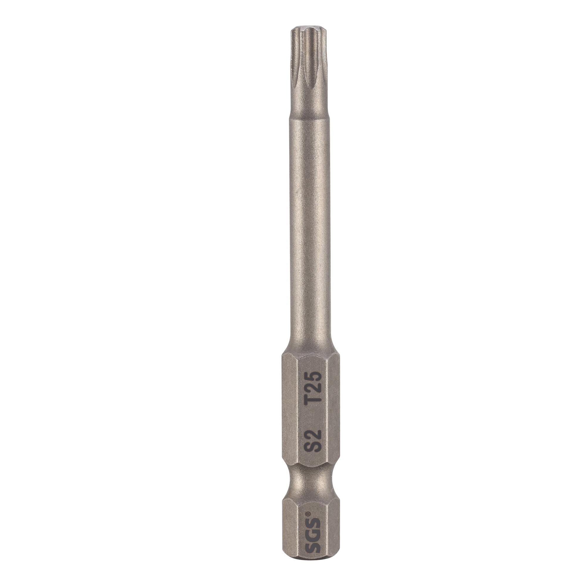 Бита T25 х50мм TORX S2 1шт SGS 6350-T25