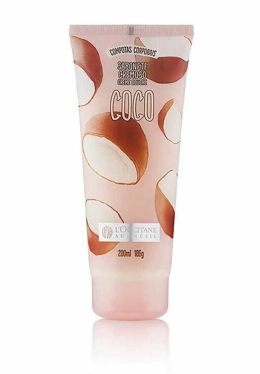 L'OCCITANE AU BRESIL Крем для душа Кокос, 200 мл
