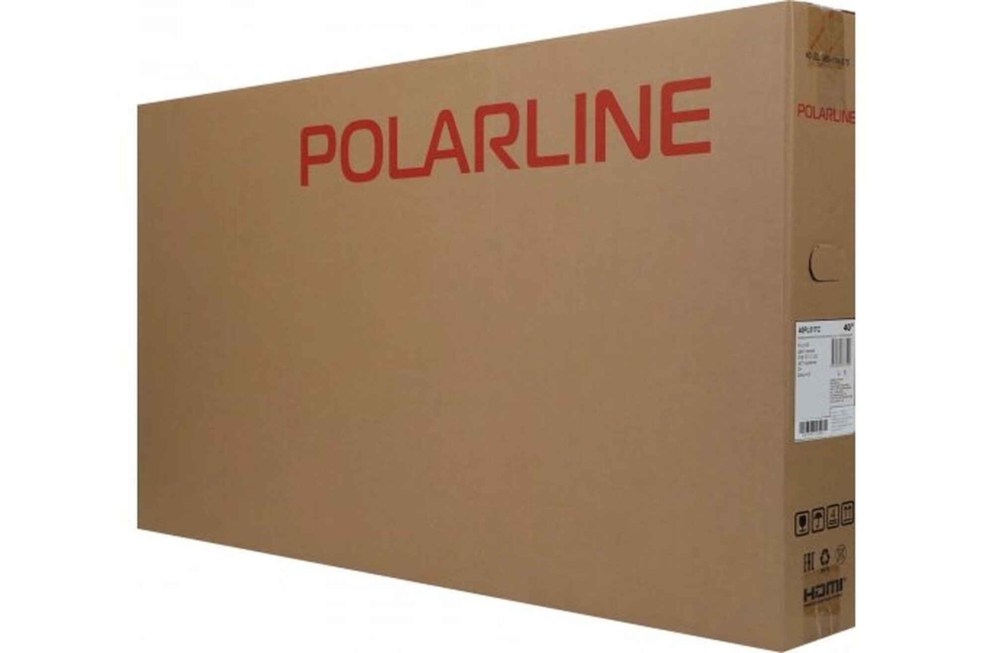 Телевизор PolarLine 40PL51TC, диагональ 40", разрешение FULL HD, игровой режим, черный
