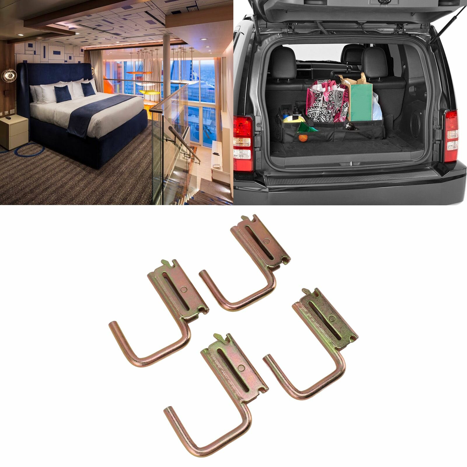 4 шт. крючки E Track, максимальная нагрузка 1200 фунтов, аксессуары для крючков E Track J для автофургона, морской пикап для спальни