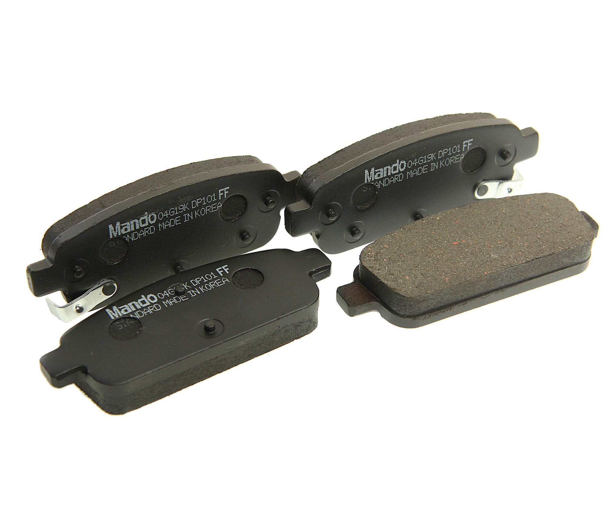 Колодки тормозные задние (4шт.) Mando Арт. MPD31 / CHEVROLET Cruze (09-), Orlando (10-)