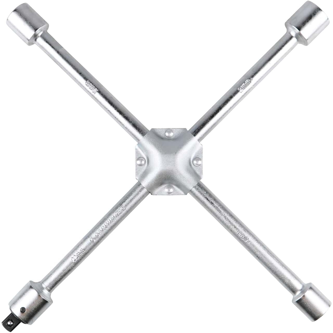 GARWIN PRO 604410 Ключ баллонный, Х-образный, крестообразный, 17 мм х 19 мм х 21 мм х 22 мм
