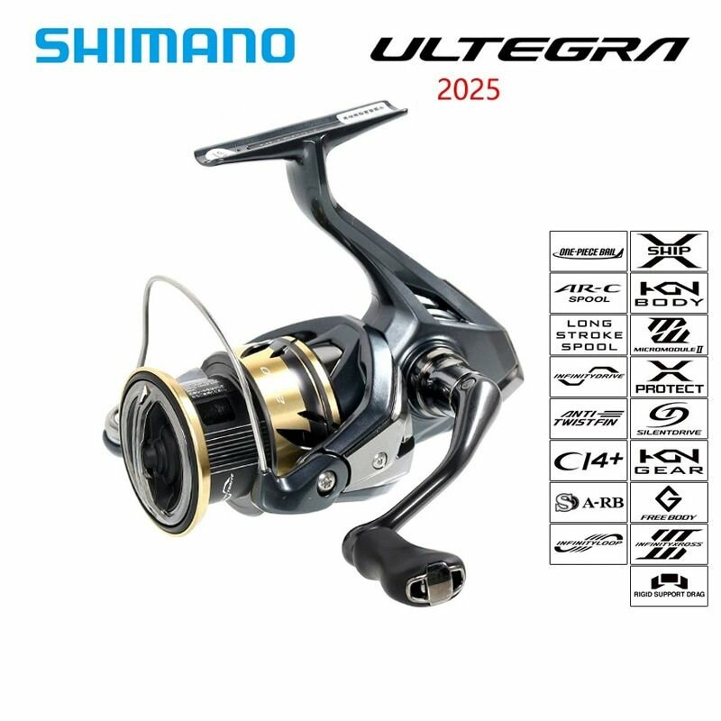 SHIMANO 2025 ULTEGRA Катушка для жерлицы Катушка для льюринга