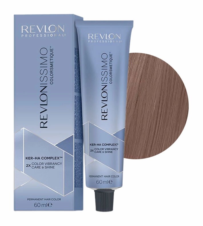 Revlon Professional Colorsmetique Ker-HA complex краска для волос, 8.21 светлый блондин переливающийся пепел, 60 мл
