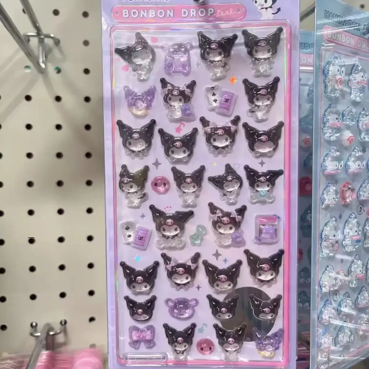 Милые аниме «Hello Kitty Kuromi Cinnamoroll», 3D наклейки Sanrio, прозрачные желейные кристаллы, декоративная наклейка, чехол для телефона, сделай сам, детская игрушка