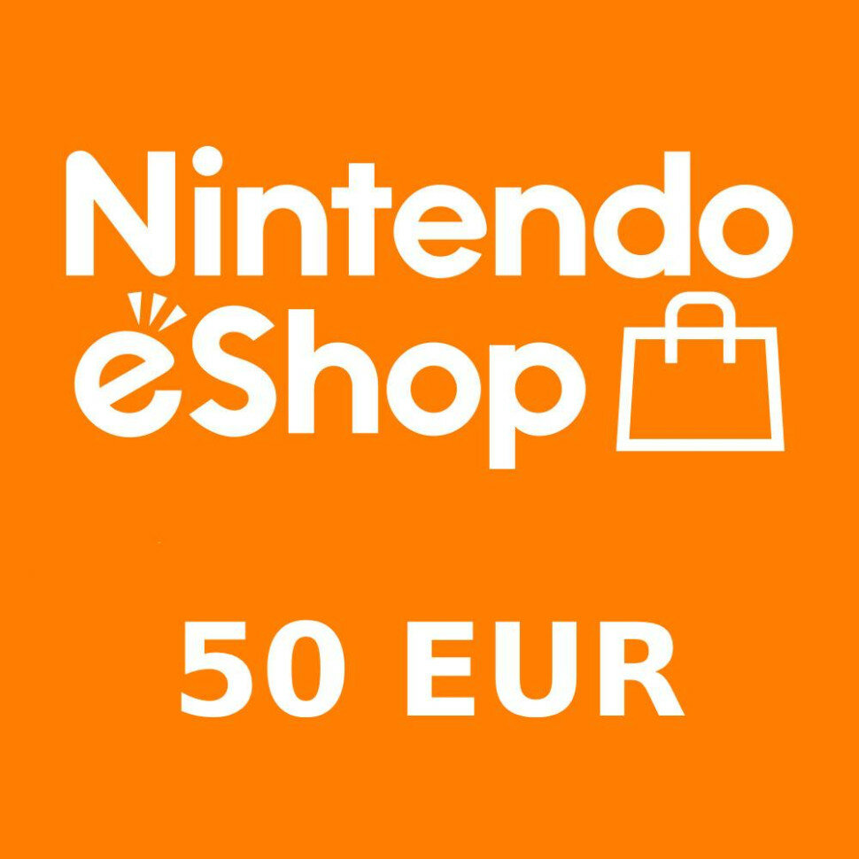 Карта пополнения Nintendo EShop на 50 EUR (Европа) - (50 Евро), электронный ключ