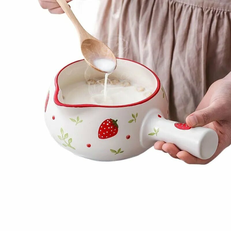 Молоковарка из керамики, 800 мл - идеально для приготовления молочных блюд