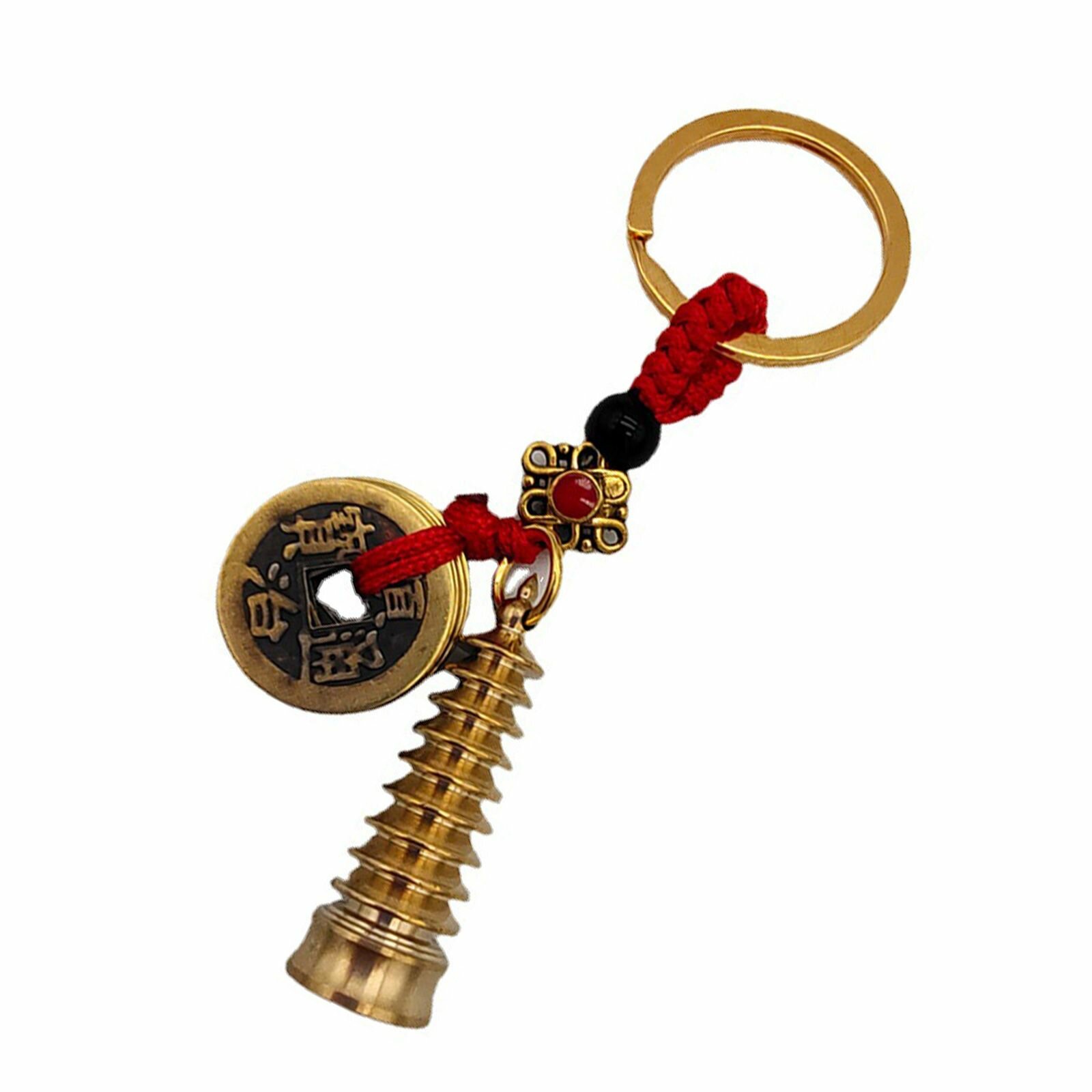 Традиционный китайский амулет с монетами пяти императоров для повседневного использования