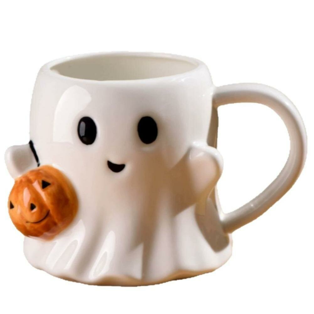 Кружка керамическая для чая и кофе "Привидение" фигурная 600 мл