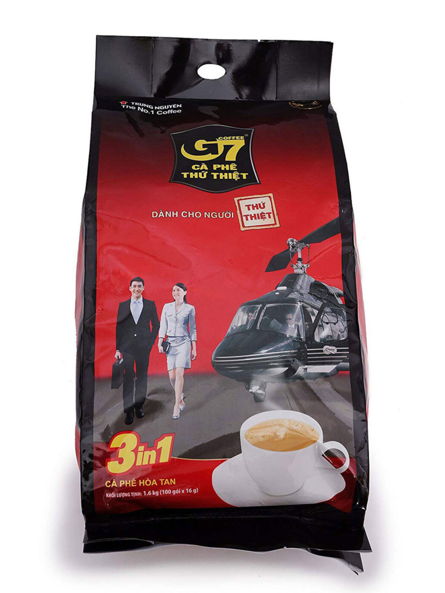 Растворимый кофе Trung Nguyen G7 3 в 1 100 пакетиков