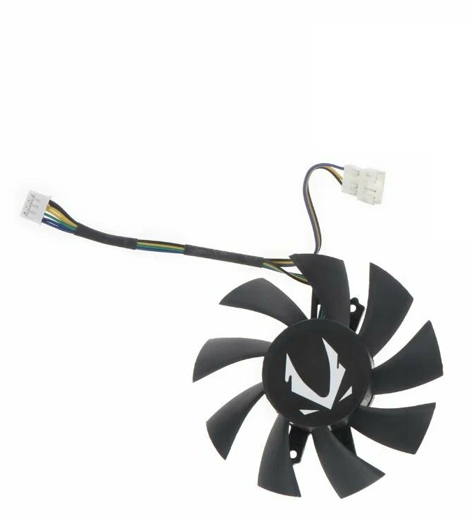 Вентилятор для видеокарты Zotac GTX 1660 SUPER 1660Ti Twin, 75mm, №2