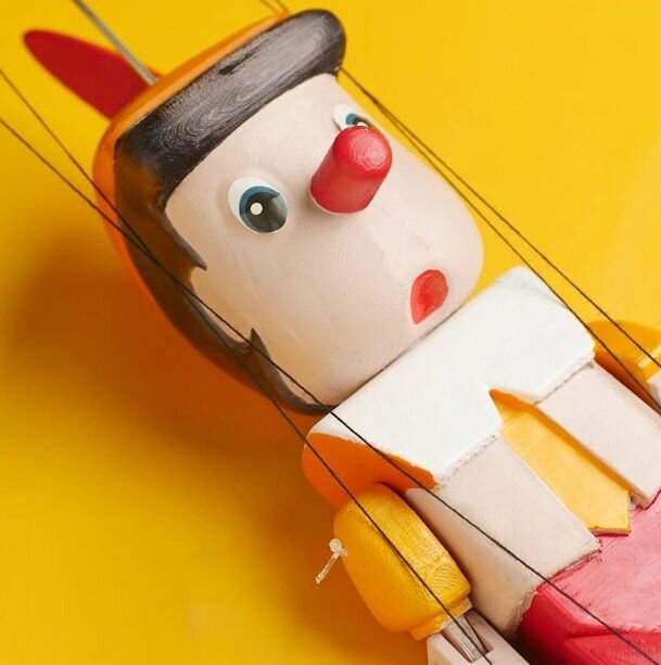 Пиноккио, игрушка-кукла на ниточках, 30 см