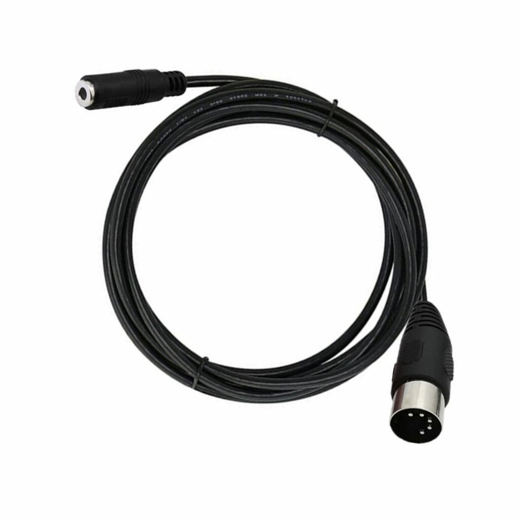 Кабель usb type c , Аудиокабель с разъемом 3,5 мм для подключения к MIDI DIN5-контактному стереоразъему-1,5 м