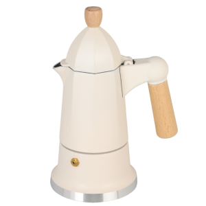 Кофеварка гейзерная Style, 100 мл, алюминий/бамбук