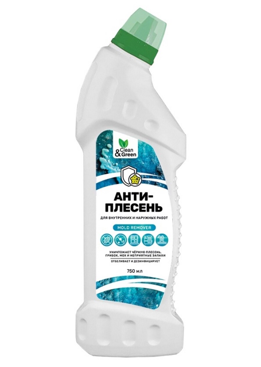 Средство для удаления плесени Clean&Green гелевый 750мл концентрат
