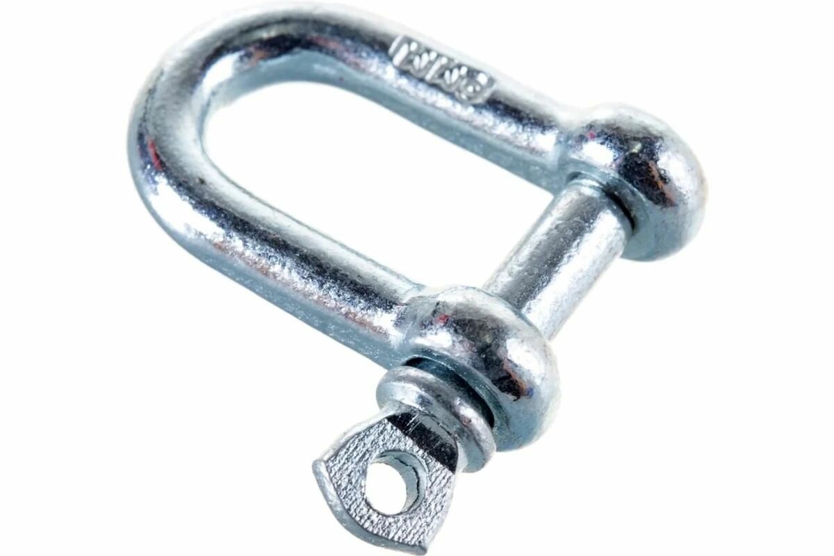 Скоба такелажная шакл 23 Болта 6 мм, ОЦ, прямая, для троса, 4 шт. B6B100600035000ф4