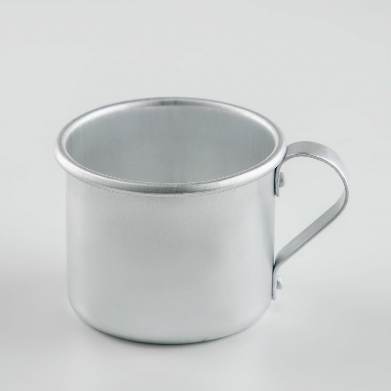 Кружка, 500 мл, алюминий, цвет: серый, дополнительный аксессуар: без аксессуаров