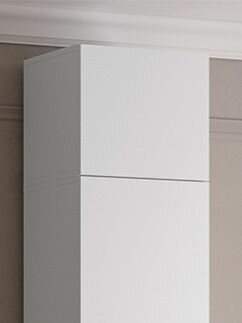 ARNIKA Шкаф верхний , антресоль 40см, белый шагрень