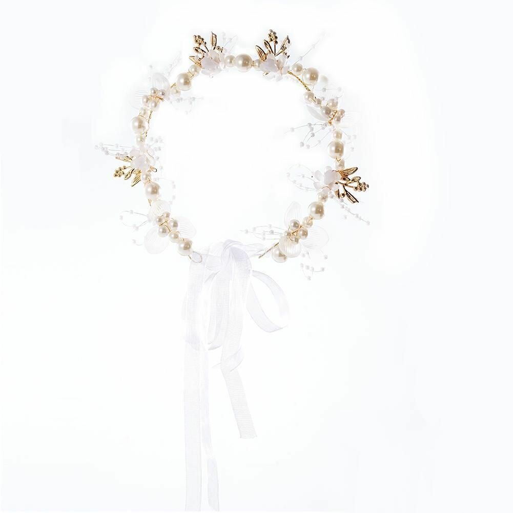 Жемчужный ободок, сладкий венок, свадебный головной убор для женщин и девочек