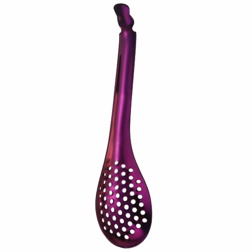 Дуршлаг для икры из нержавеющей стали, Кухонная ложка с отверстием для приготовления пищи