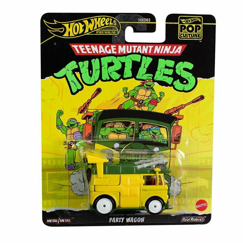 Машинка коллекционная Mattel Hot Wheels Премиум автомобиль Поп-культура HXD63 Party Wagon