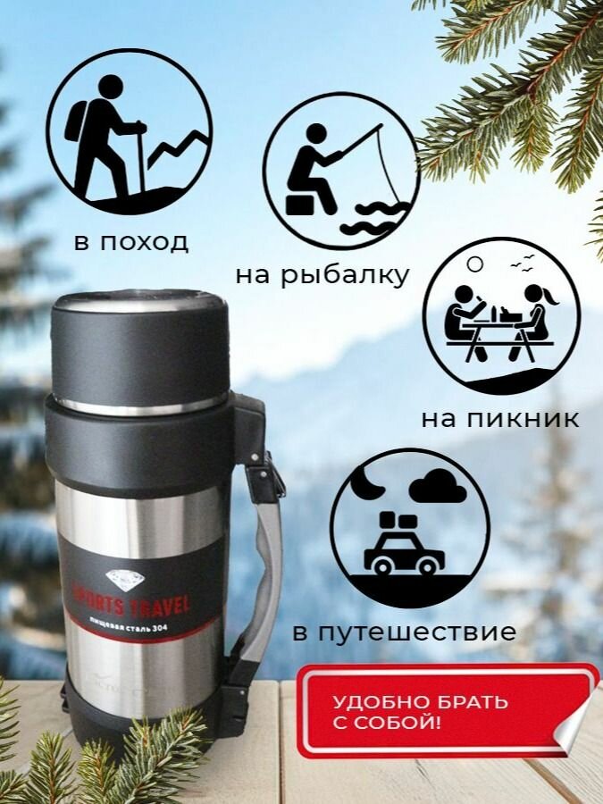 Термос 1.6 литра — фото 1