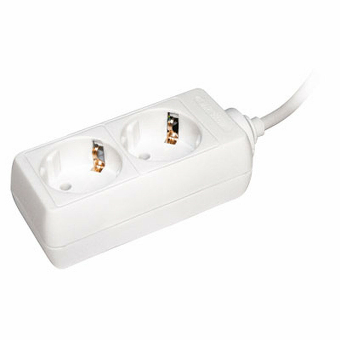 Удлинитель IEK У02 2 места 2P+PE 3 м 3×1 мм² 16А/250В для подключения техники