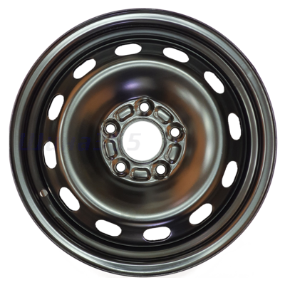Штампованный колесный диск ТЗСК Ford Focus 2 6x15/5x108 ET52,5 D63,3 Черный