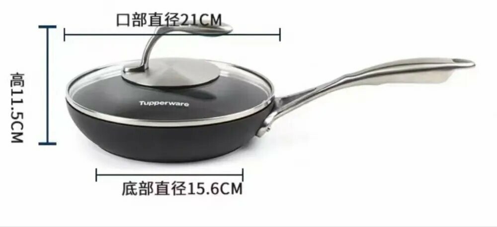 Кастрюля Tupperware "Universal", нержавеющая сталь, серый металлик, для индукции, с крышкой