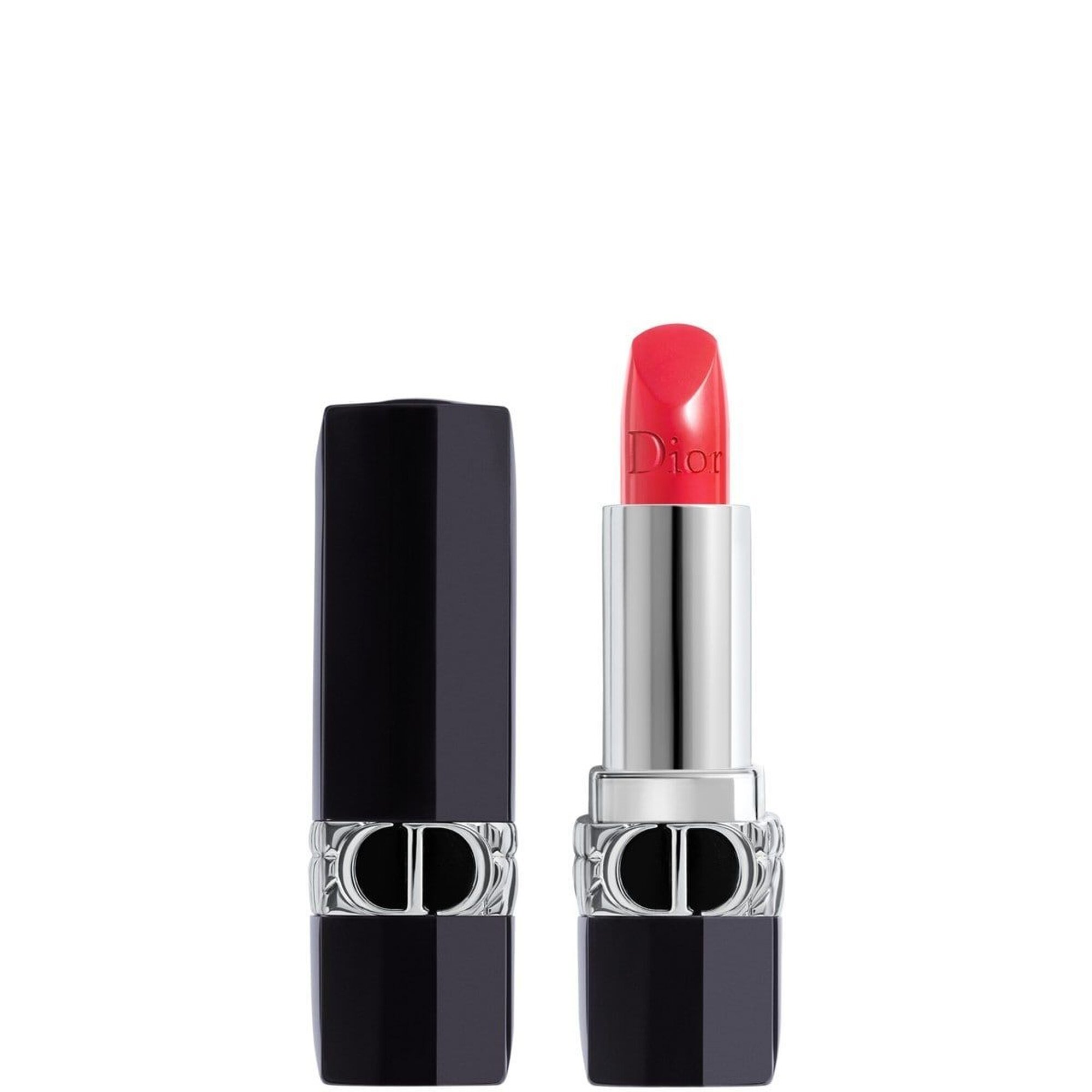 Бальзам для губ Dior Rouge, оттенок Satin 028, увлажняющий, сатиновый финиш