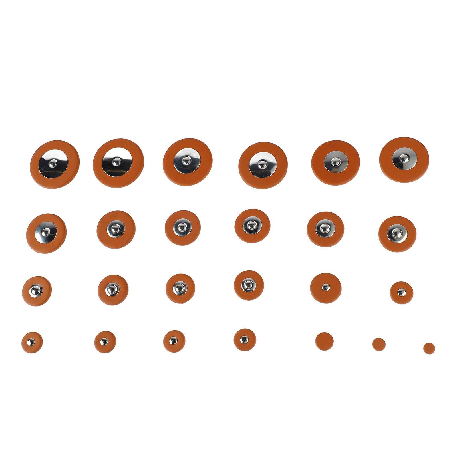25Pcs Alto Sax Pads Replacement Set Kit E Flat Saxophone Sound Hole Repair Parts