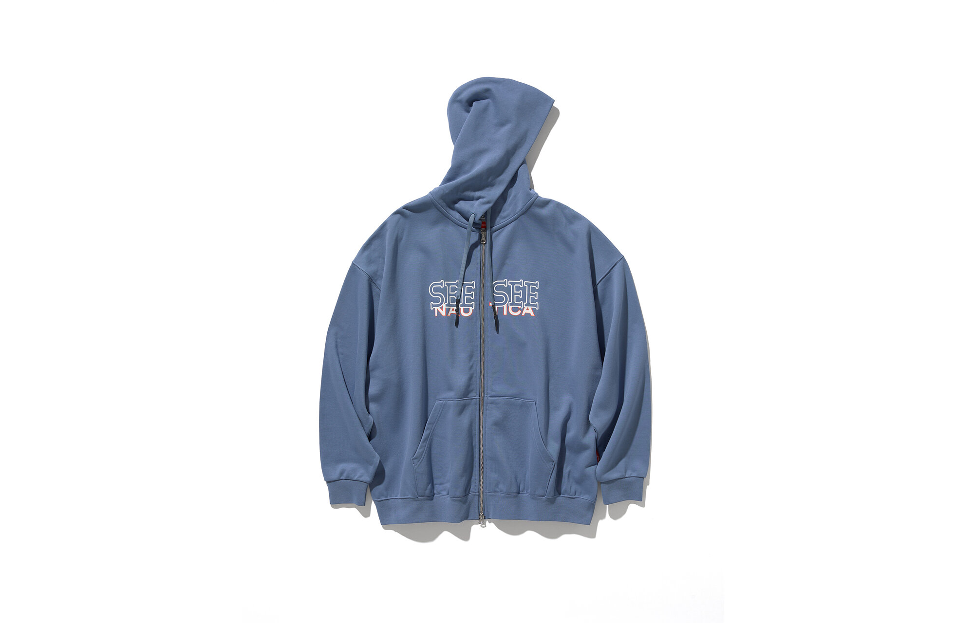 Толстовка Nautica white sail x SEE SEE co-branded series