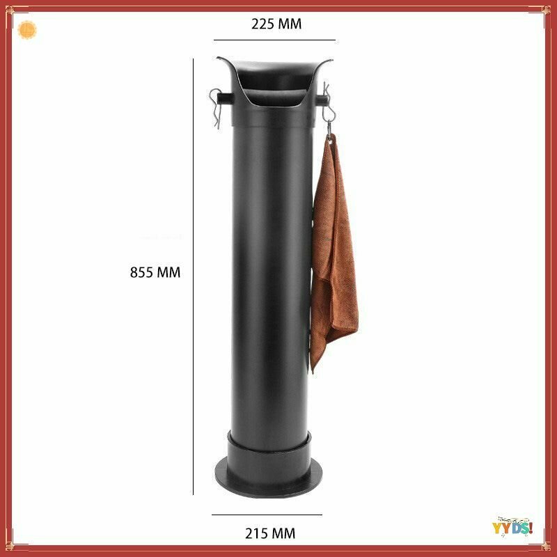 Нок-бокс для кофе (Нок-тюб) напольный, нокбокс (knock box) для кофейного жмыха-черный