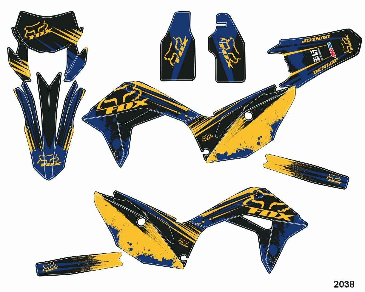 Наклейки Kayo T2 . T4 250 2020 #2038-6