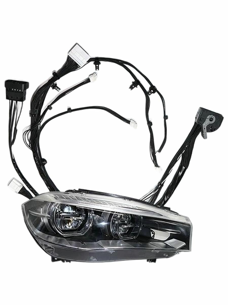 Правая для BMW X5 F15 X6 F16 2014-2018 светодиодные адаптивные фары внутренний жгут проводов USA